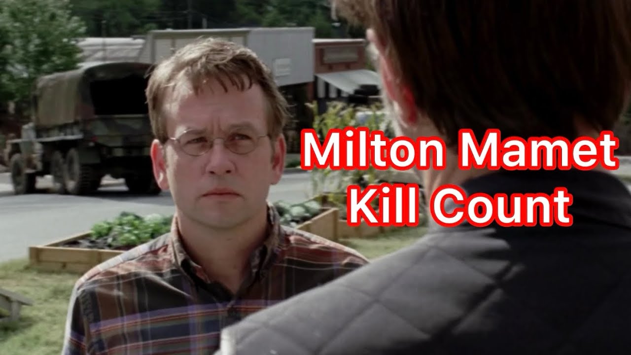 Milton Mamet Kill Count (The Walking Dead) - YouTube