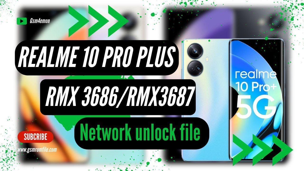 Realme 10 pro plus (rmx3686)(rmx3687) network unlock,rmx3686 & rmx3687 ...