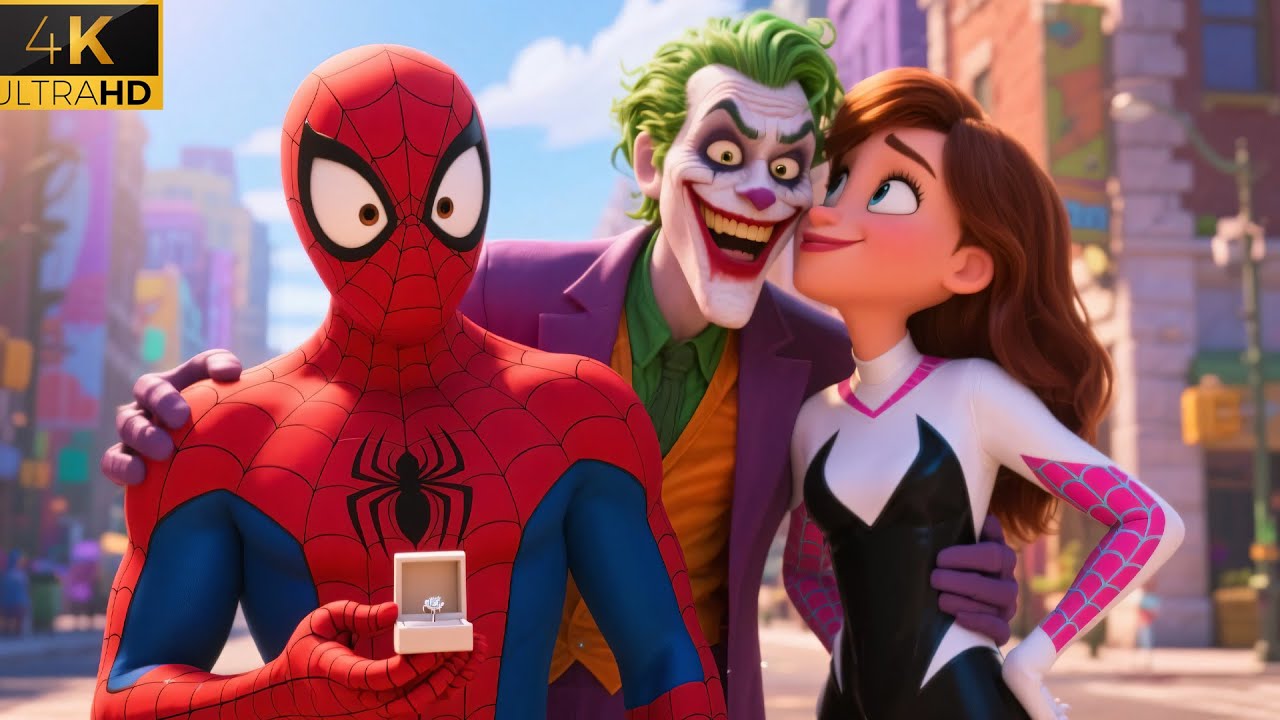 Drama! Spider-Man’s Proposal Ruined by Joker & Gwen! | SpiderMan Drama ...