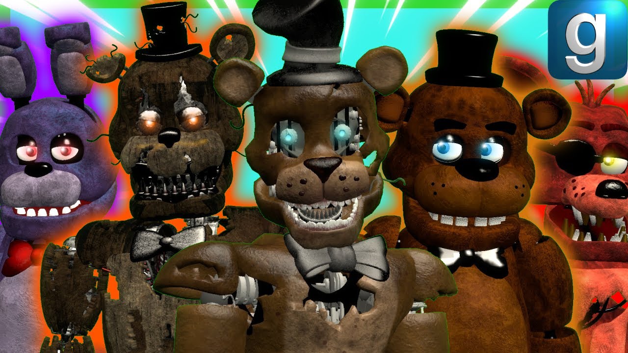 Gmod FNAF | Nightmare Freddy meets Nightmare Freddy - YouTube