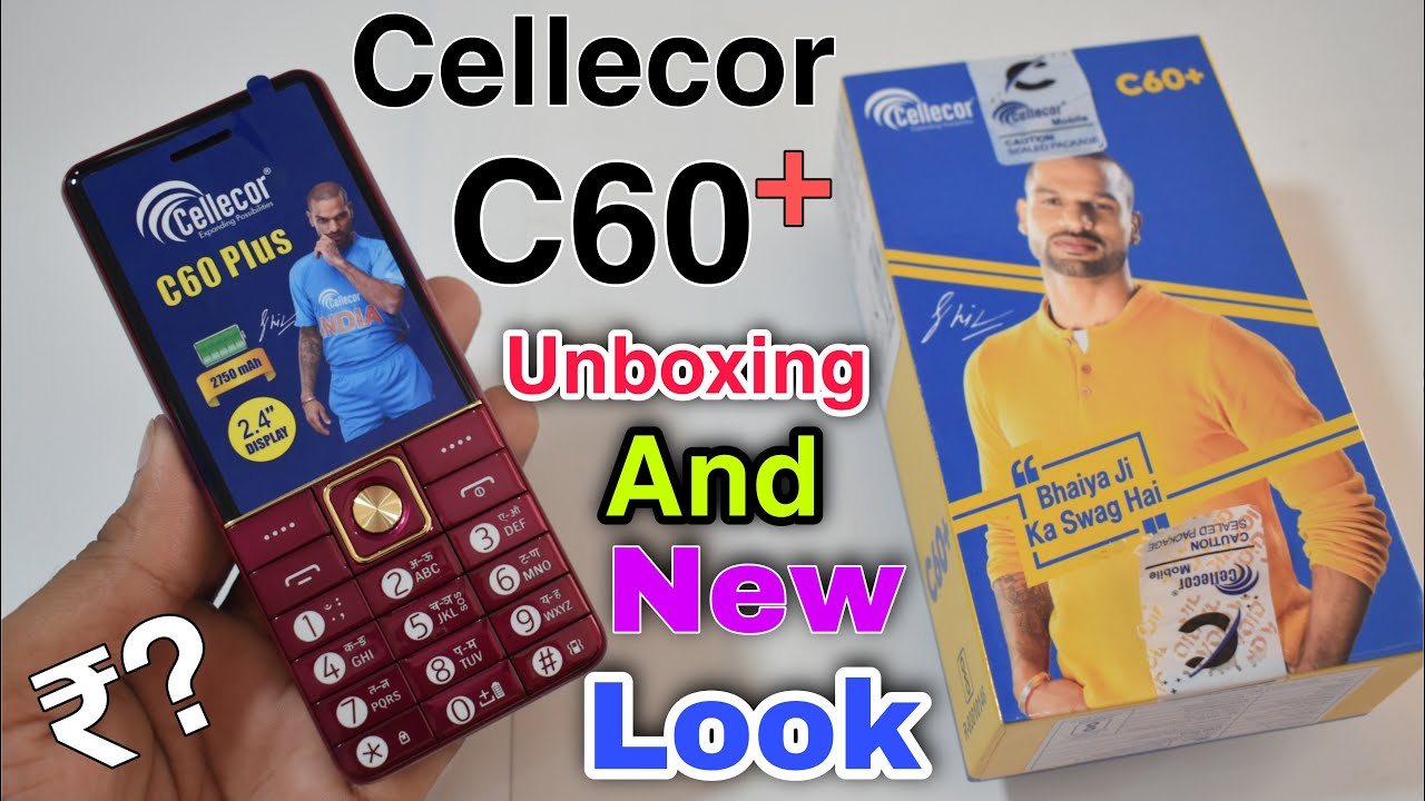 Cellecor C60 Plus Unboxing - YouTube