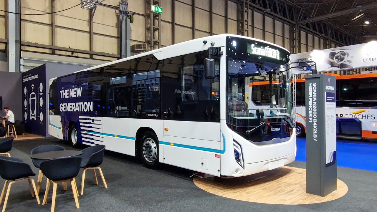 Scania K280C Higer Fencer f1 - Euro Bus Expo 2022 - YouTube