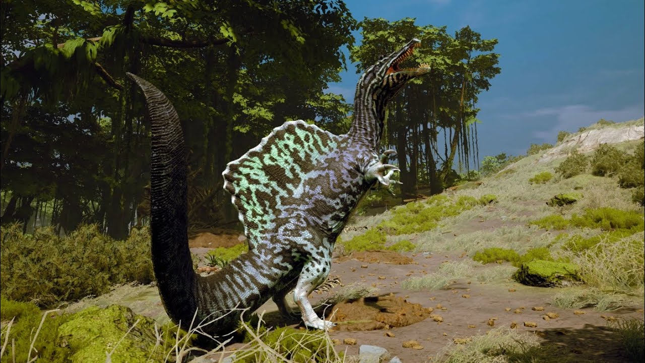 Path of titans| Spino TLC model before and after! - YouTube
