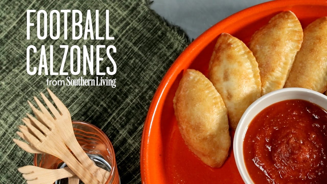 Easy Football Calzones | Southern Living - YouTube