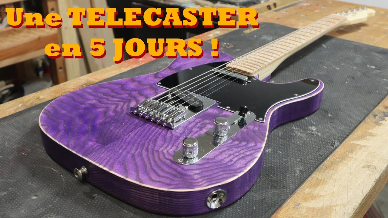 fabriquer une Fender Telecaster en 5 jours c'est possible même pour un ...
