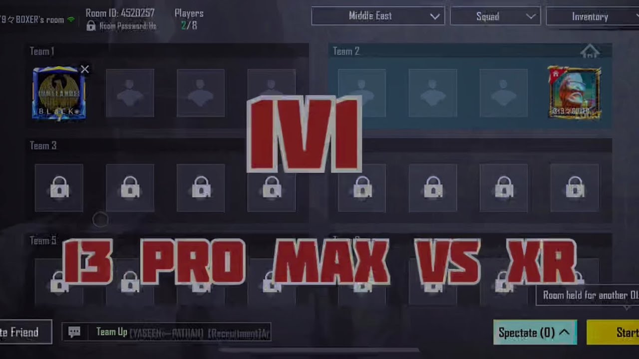13 pro max vs xr || 1v 1 ||🥀 #gaming #viralvideo #pubgmobilelive - YouTube