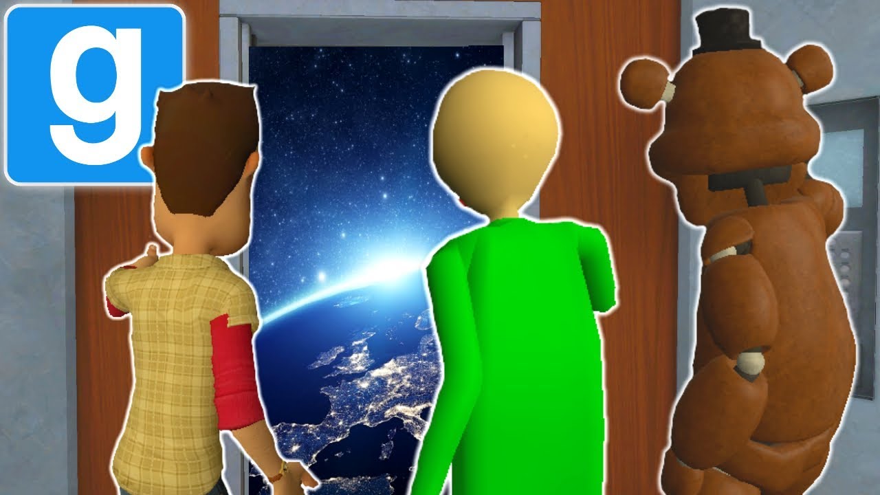 WE GOT STUCK ON AN ELEVATOR TO SPACE IN GMOD! | Multiplayer Garry's Mod ...
