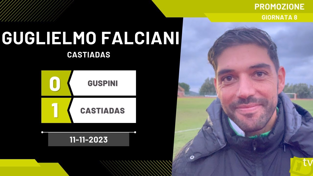 Guglielmo Falciani difensore Castiadas 11-11-2023 - Diario Sportivo ...
