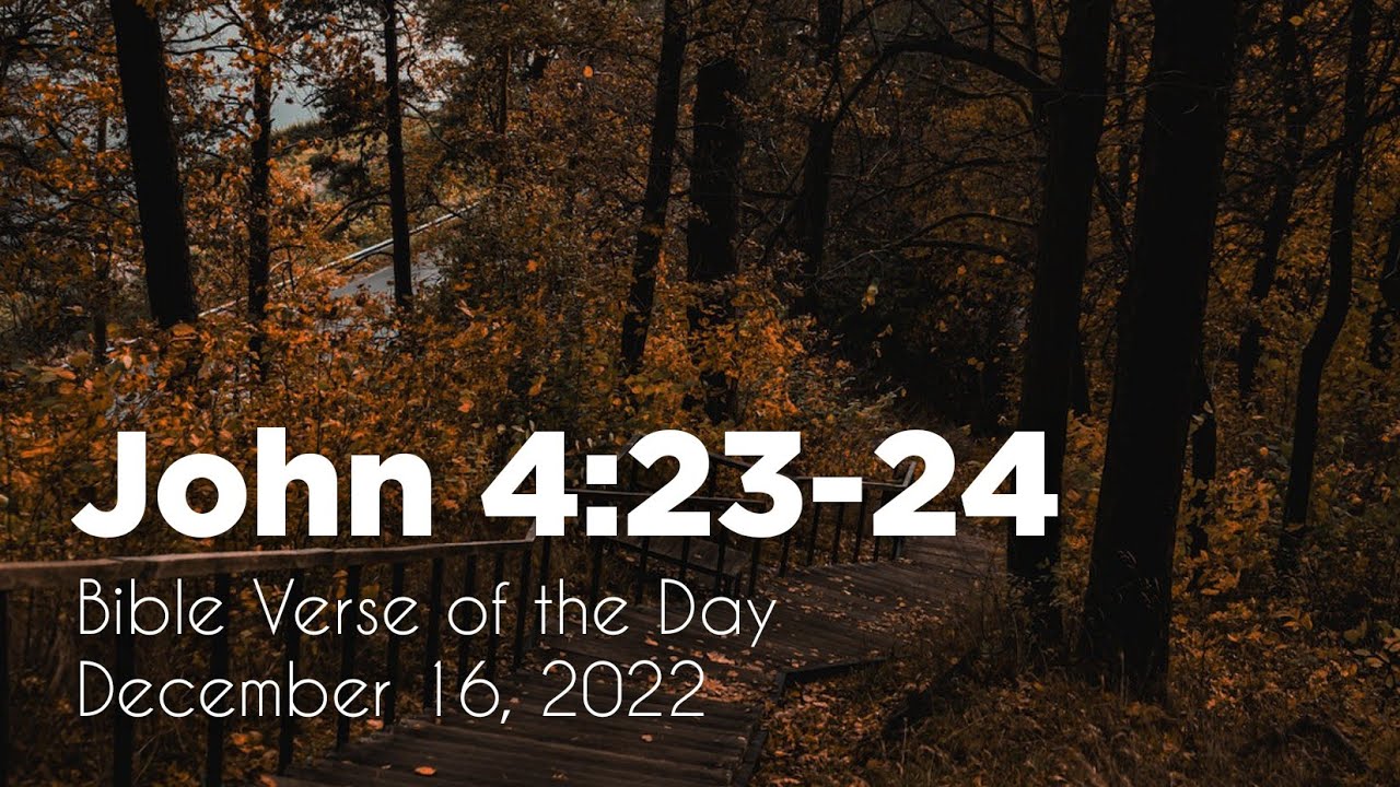 BIBLE VERSE OF THE DAY - December 16, 2022 | morning prayer | Your ...