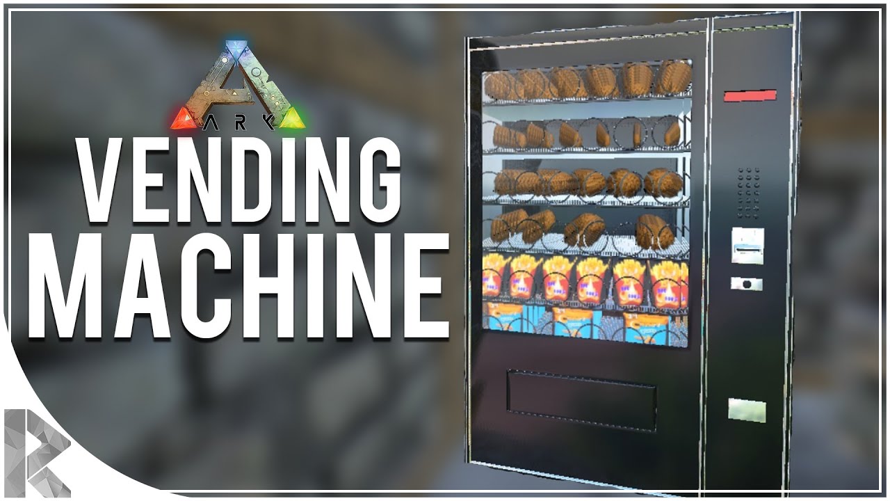 KIBBLE VENDING MACHINE/EASY QUETZ TAME! - MODDED Ark Survival Evolved ...