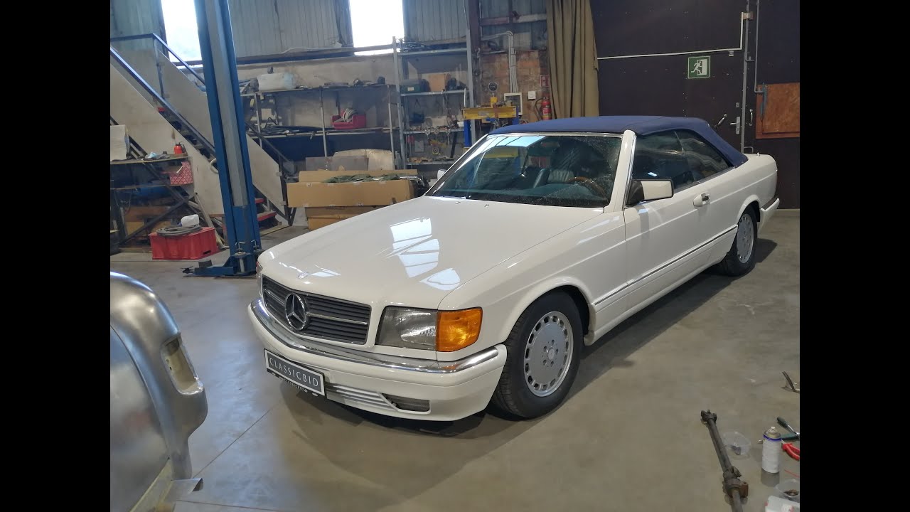 Restoration process update - 12th of April 2024 Mercedes Benz 500SEC ...