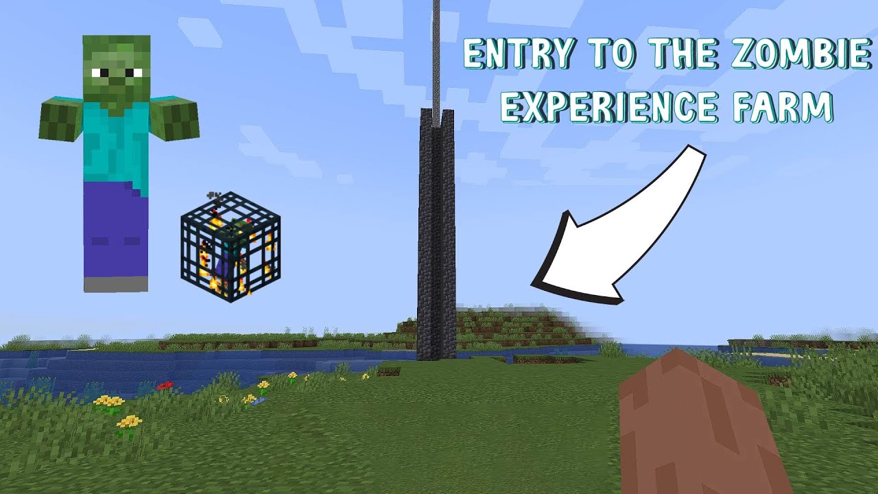 Building A Zombie Experience Farm || WID || (Minecraft #7) - YouTube
