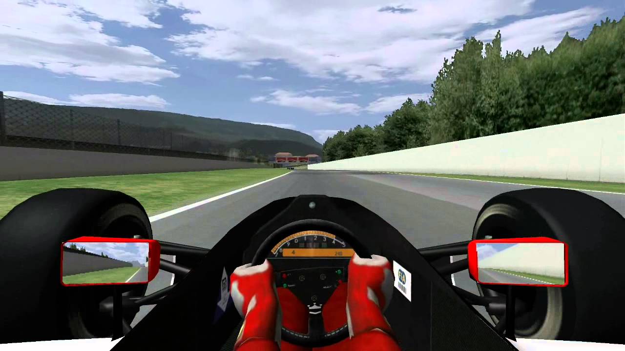 Rfactor McLaren MP 4/6 hot lap @ Imola (1994 layout) - YouTube