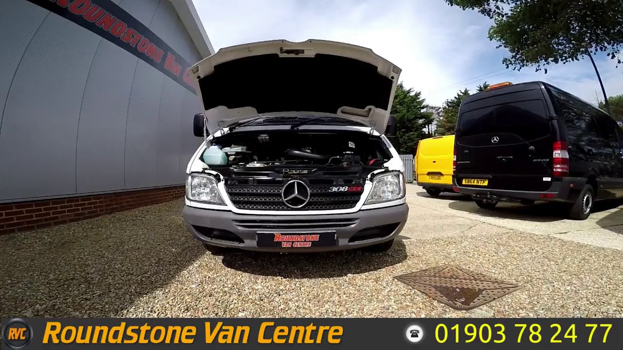 2005 Mercedes Sprinter 308 MWB Panel Van JUK - YouTube