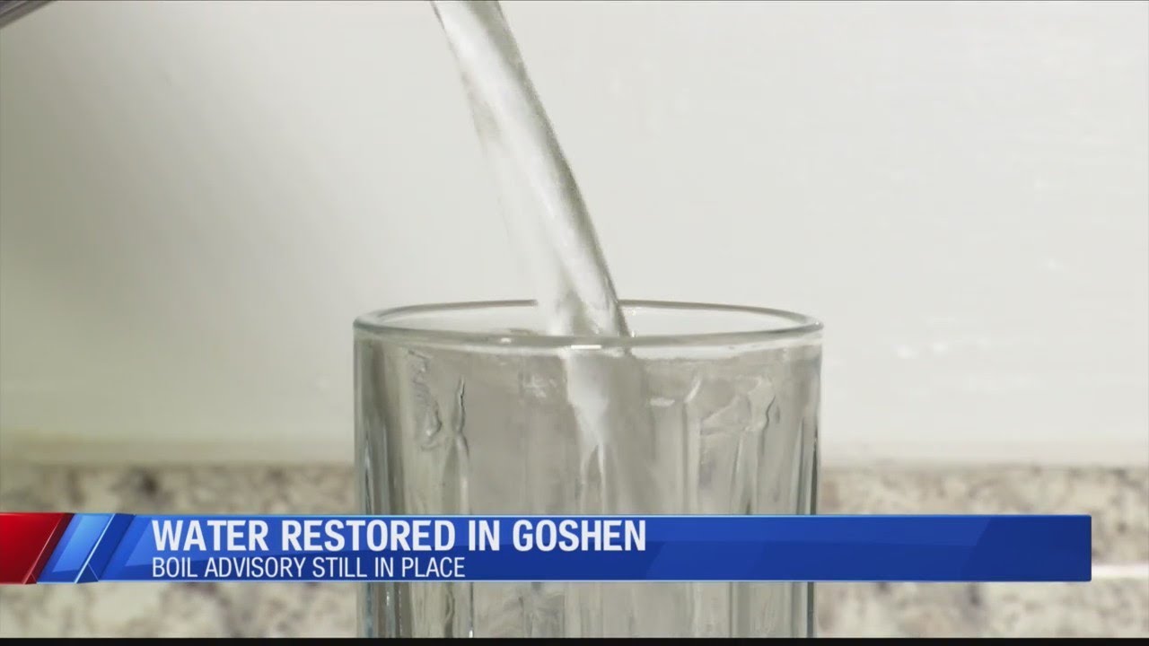 Goshen provides water update for residents - YouTube