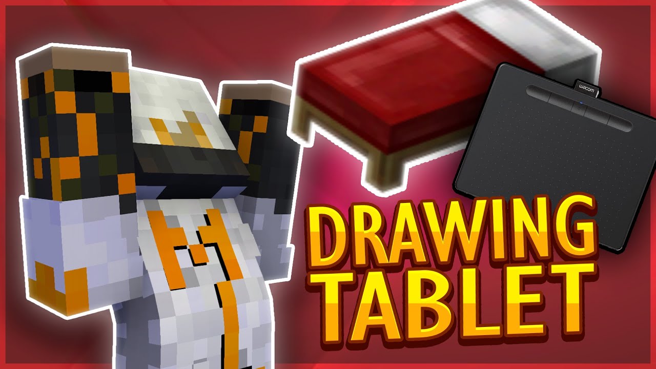 I played BEDWARS with a DRAWING TABLET - YouTube