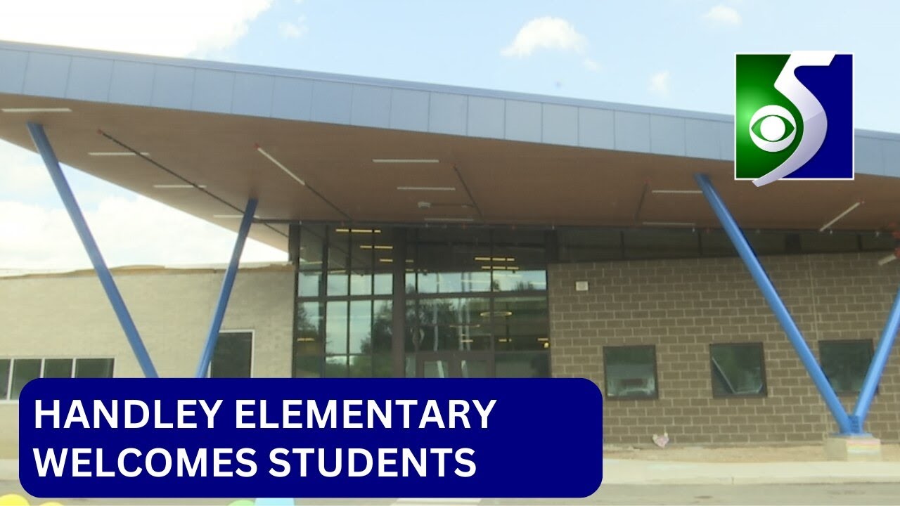 ‘Overwhelming excitement’: Handley Elementary welcomes students - YouTube