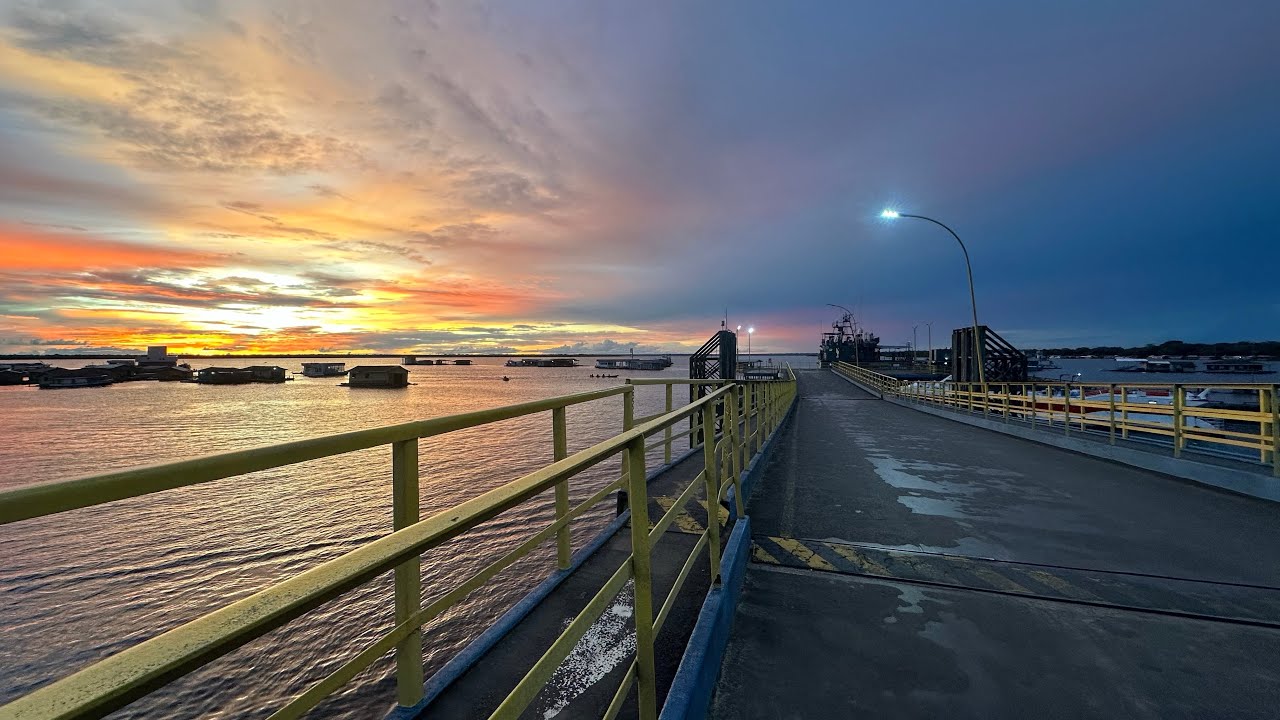 Porto de Coari/Am em um lindo final de tarde - YouTube