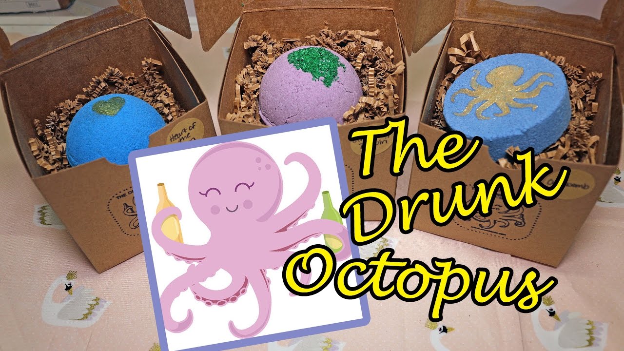 THE DRUNK OCTOPUS Bath Bombs Unboxing Haul NEW Etsy Shop! - YouTube