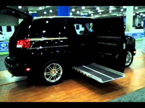 New York Auto Show: VPG MV-1 Wheelchair Ramp Demonstration - YouTube