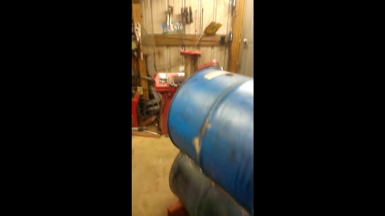 home made outdoor boiler 2 - YouTube