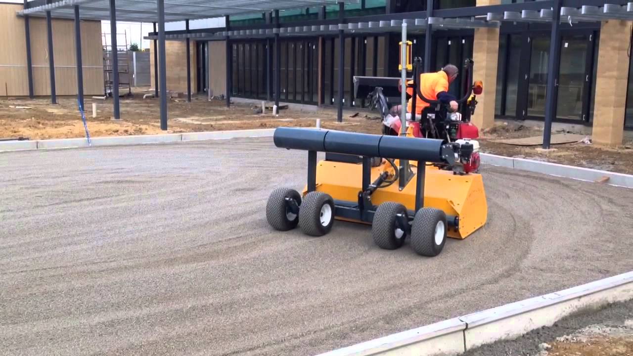 Lawless Lasers Turf Grader 1850 - YouTube