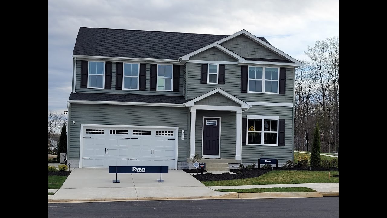 Ryan Homes: Hazel Model Walk Through Part 1 - YouTube