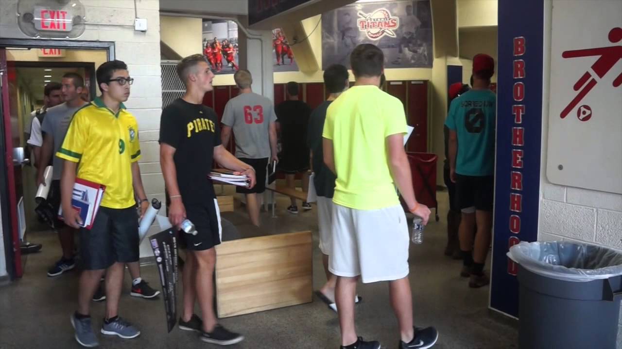 Updated Men's Soccer Locker Room Unveiling - YouTube