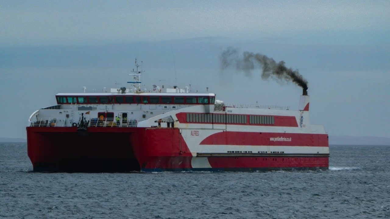 Pentland Ferries MV Alfred Clag monster! - YouTube