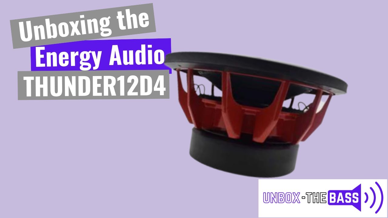 Unboxing the Energy Audio - THUNDER12D4 - YouTube