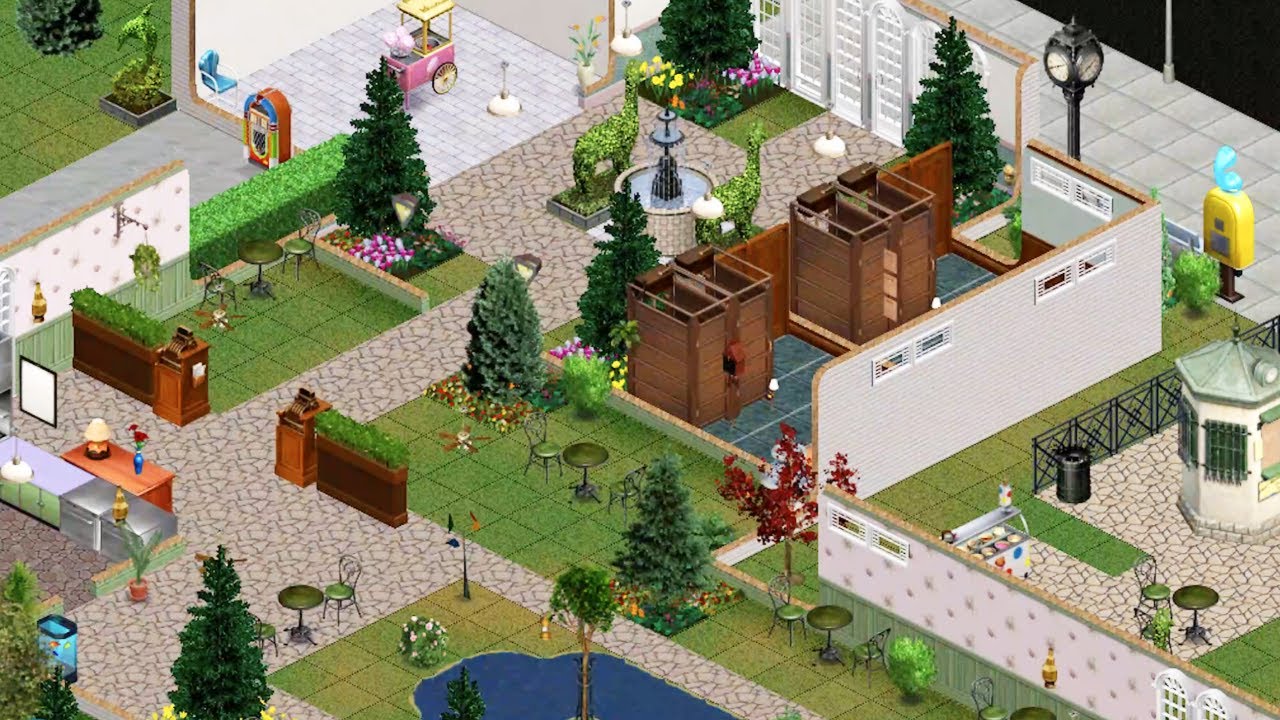 Botanical Restaurant! (The Sims 1) - YouTube