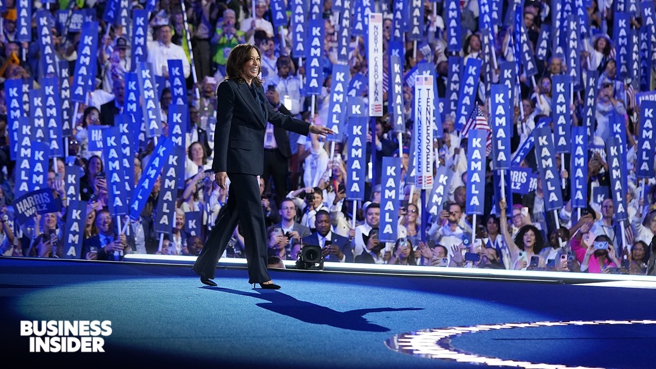Highlights From Kamala Harris' Speech At The Democratic National ...