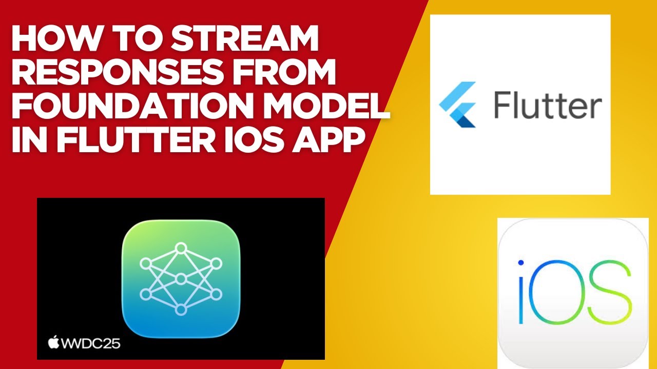 How to Stream Responses From Foundation Model in Flutter iOS app - YouTube