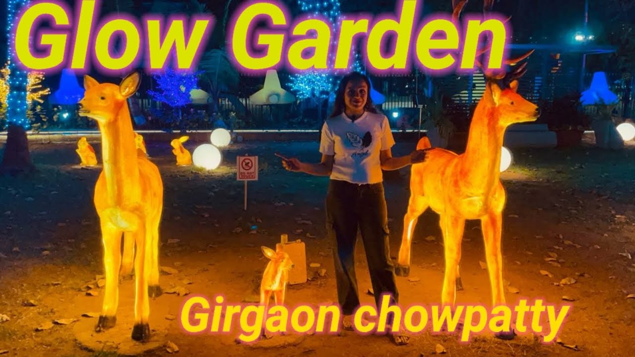 Glow garden🌠 at Girgaon Chowpatty || famous glow garden|| #glowgarden # ...