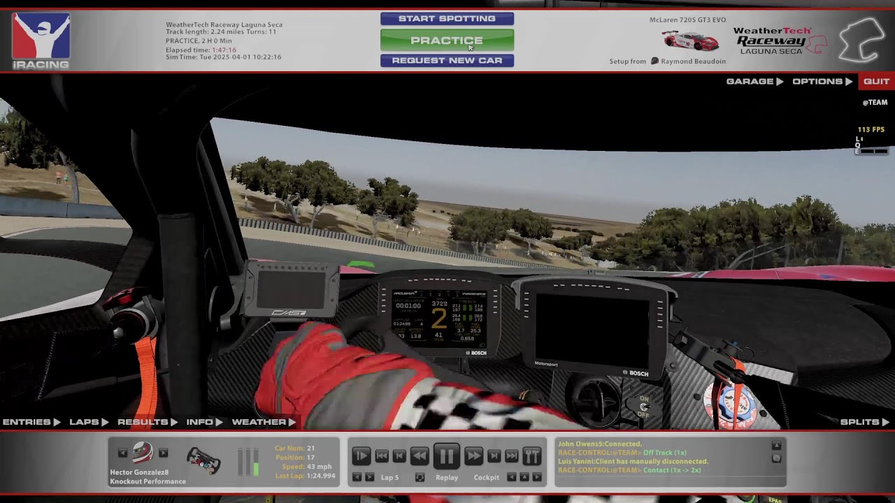 iRacing: Endurance Race Practice! - YouTube