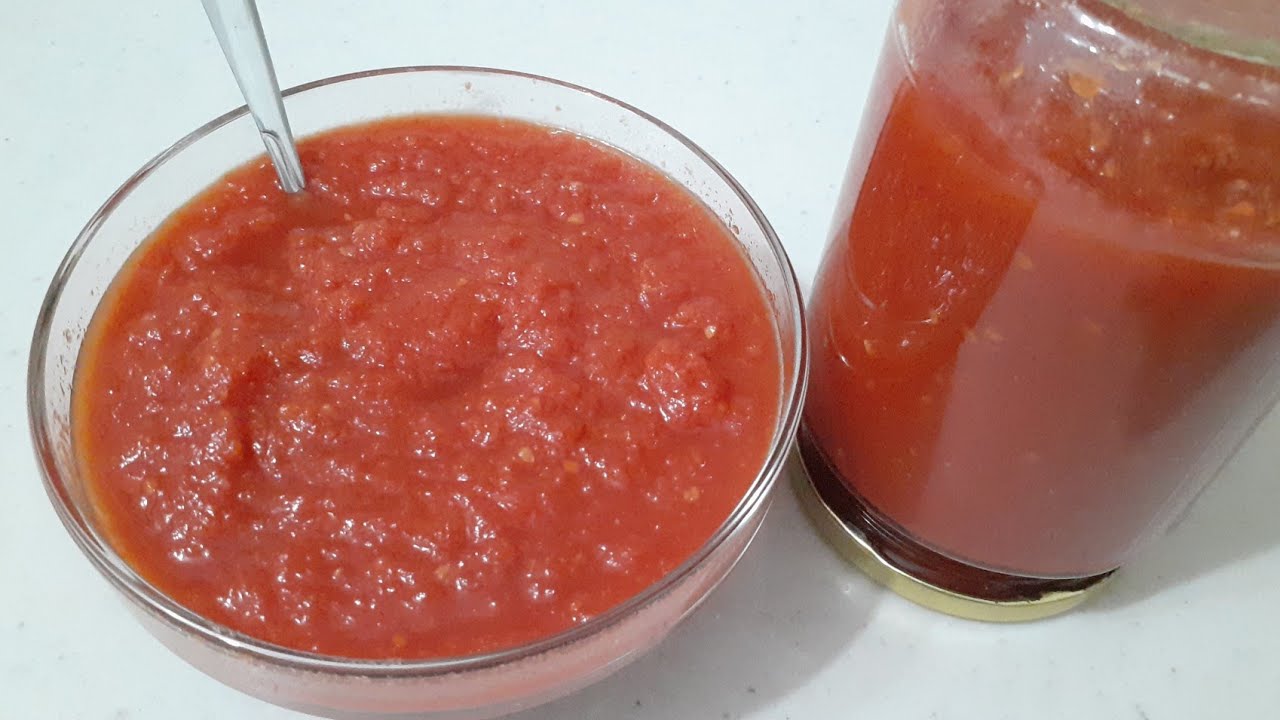 Salc Domatesh. Për gjith dimrin. Bio vetëm me Domate. Tomato sauce ...