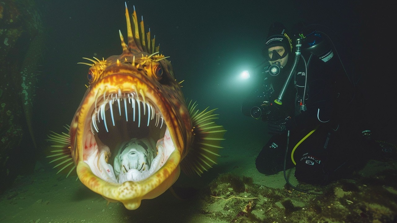 Scariest Deep Sea Creatures Caught On Camera by Submarines - Part 2 ...