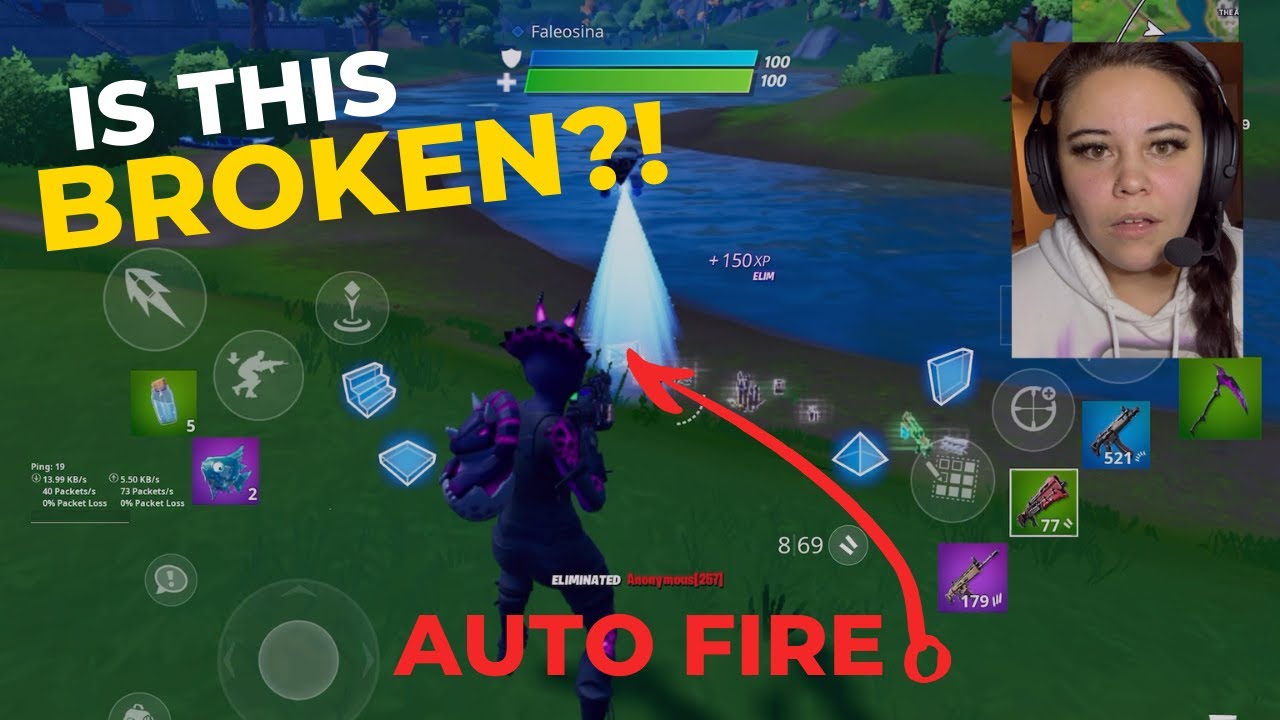 AUTO FIRE With MYTHIC Weapons on Fortnite Mobile (Aimbot?) - YouTube