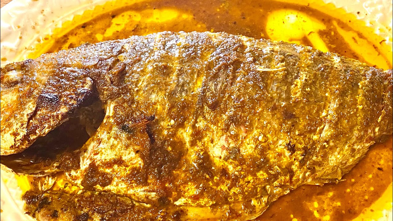 Best oven grilled fish / Poisson grille au four/ poisson boukannen nan ...