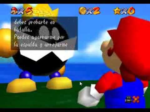 mario 64 pc guia parte 1(llegue a la sima de la montaña para derrotar ...