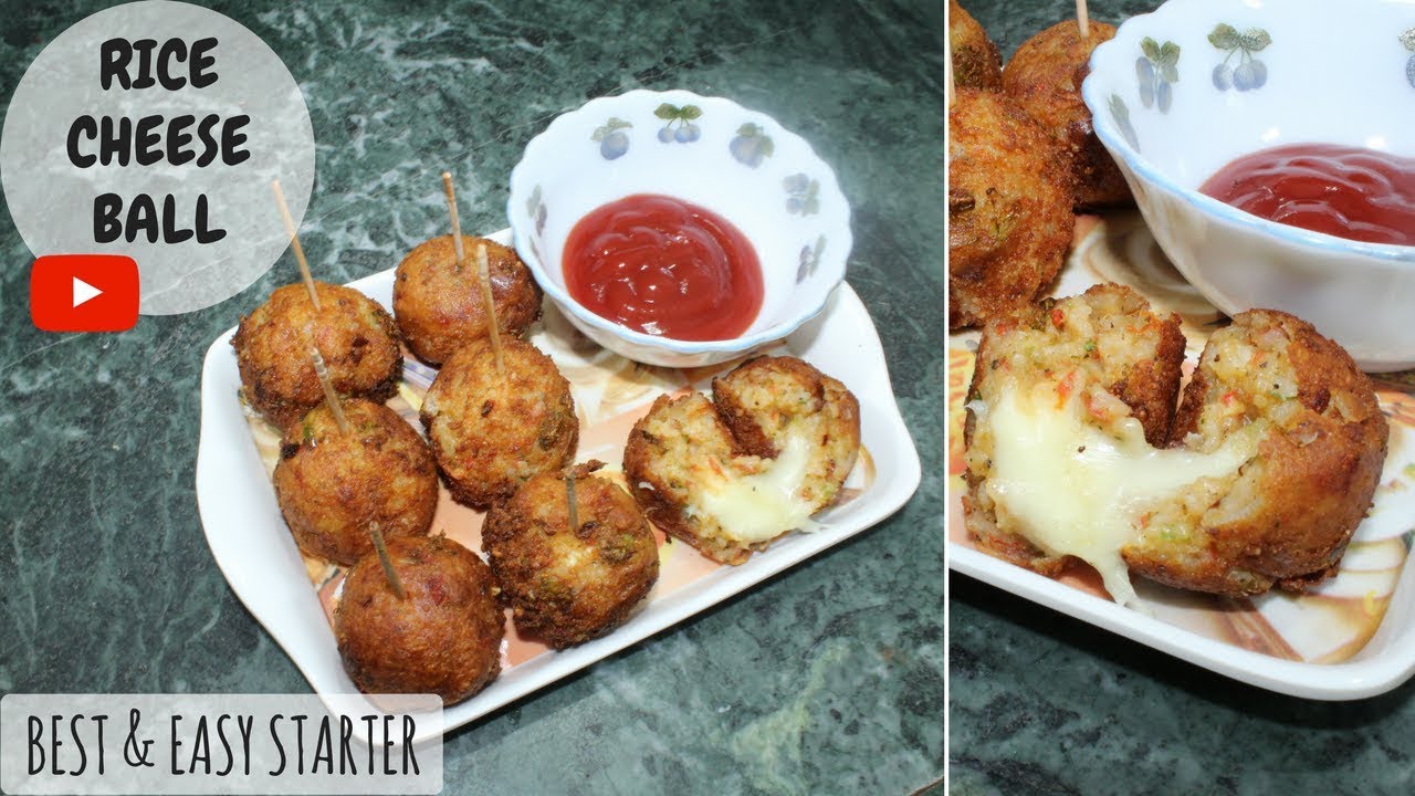 RICE CHEESE BALL | BEST PARTY STARTER | EASY TO MAKE | MUST WATCH - YouTube