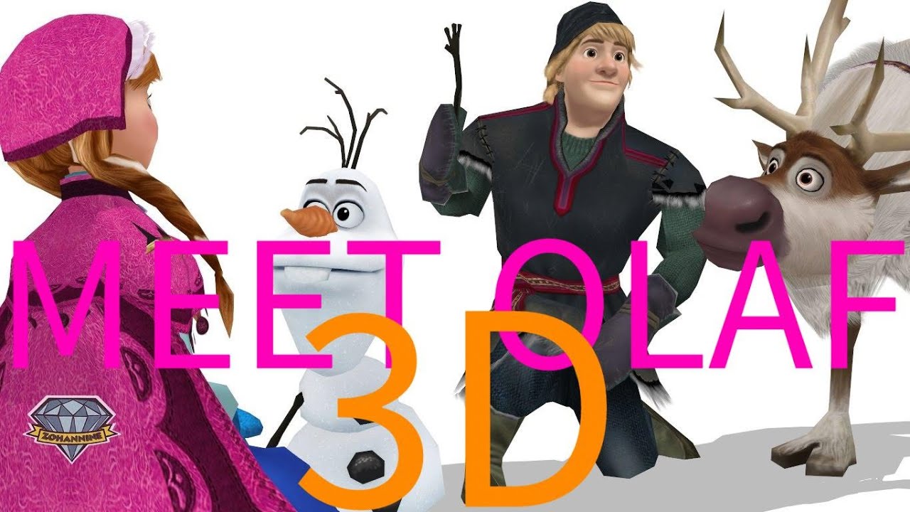 ★Frozen: Anna and Kristoff meet Olaf★ (Work in Progress) 60fps [MMD ...