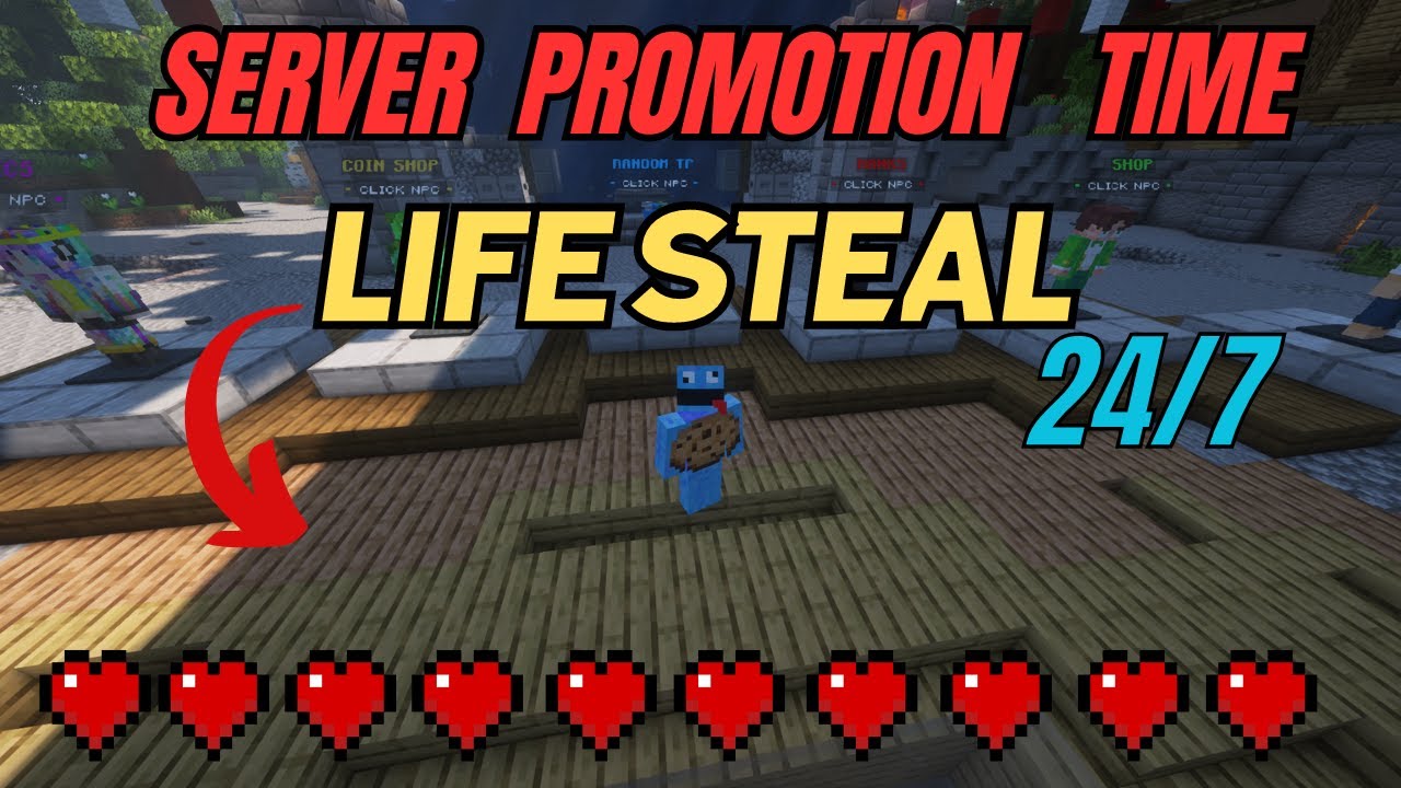 SERVER PROMOTION IN MINECRAFT - PUBLIC SMP 24/7 - YouTube