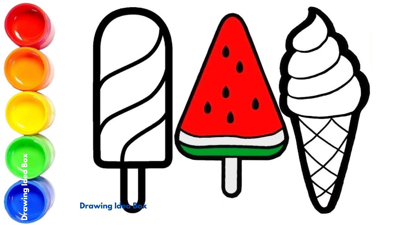 Fun Ice Cream Cone Drawing for Kids | Easy Step-by-Step Tutorial and ...