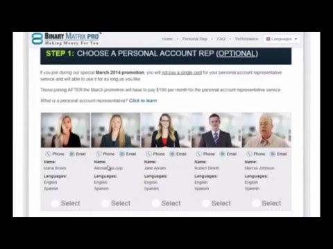 Binary Matrix Pro Review Trasted Broker - YouTube