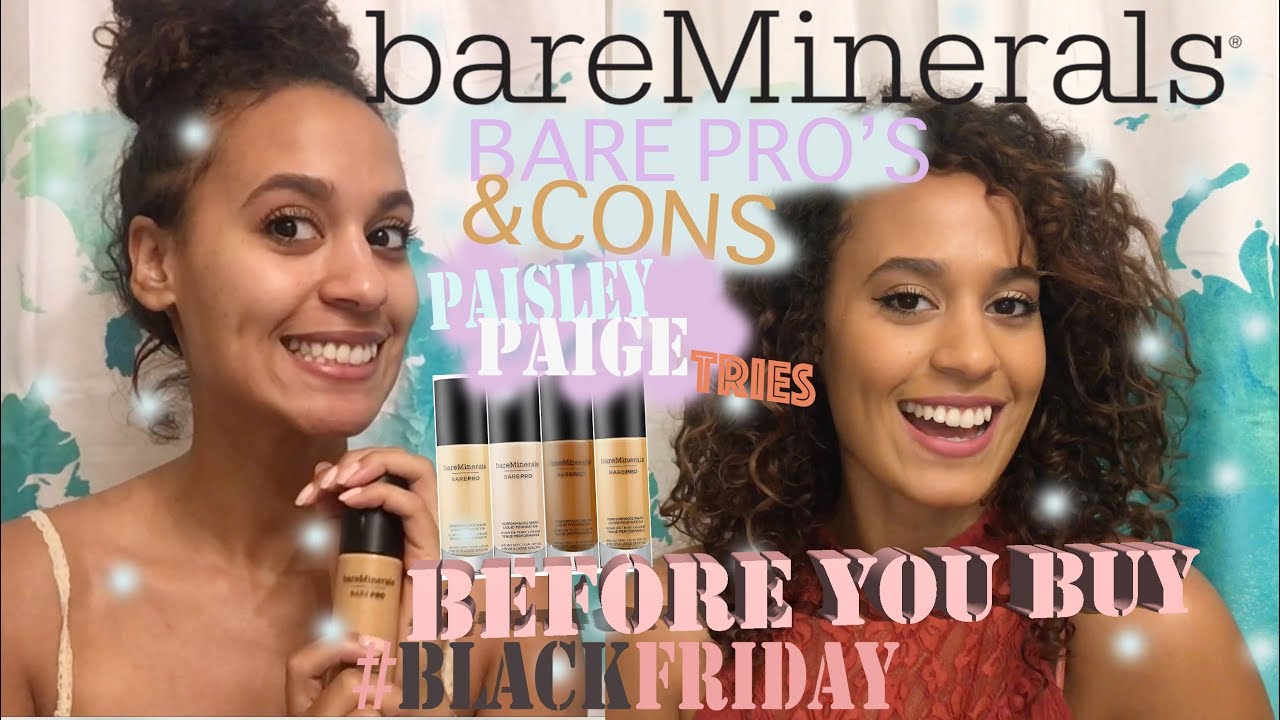 First Impressions BareMinerals BarePRO Foundation| 24hr Coverage? - YouTube