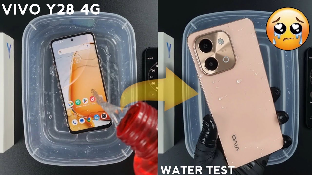 Vivo Y28 Water Test iP64 💦💧| Vivo Y28 4G is Waterproof Or Not?? - YouTube
