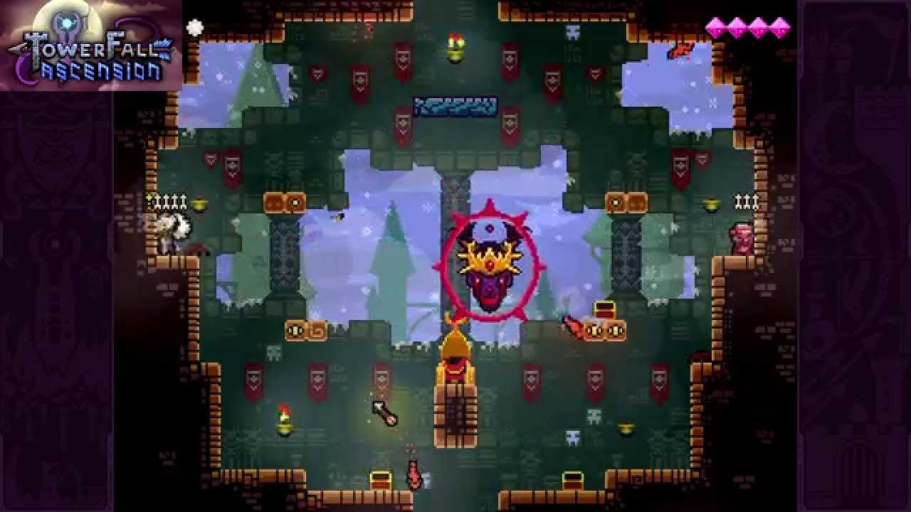 TowerFall Ascension Co-op Gold Skulls (King's Court) - YouTube
