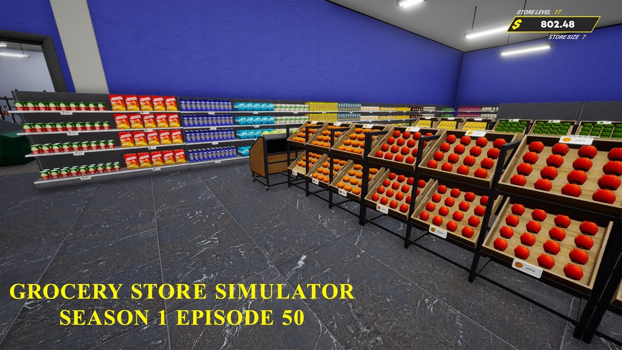 Grocery Store Simulator | Restocking Project Part 1 | Season 1 Episode ...