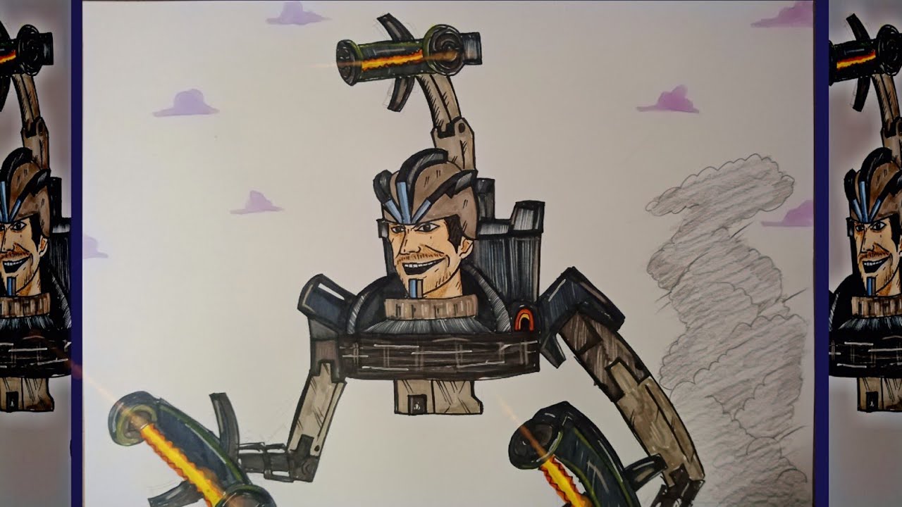 How to draw upgraded astro toilet in skibidi toilet 70 (part1) - YouTube